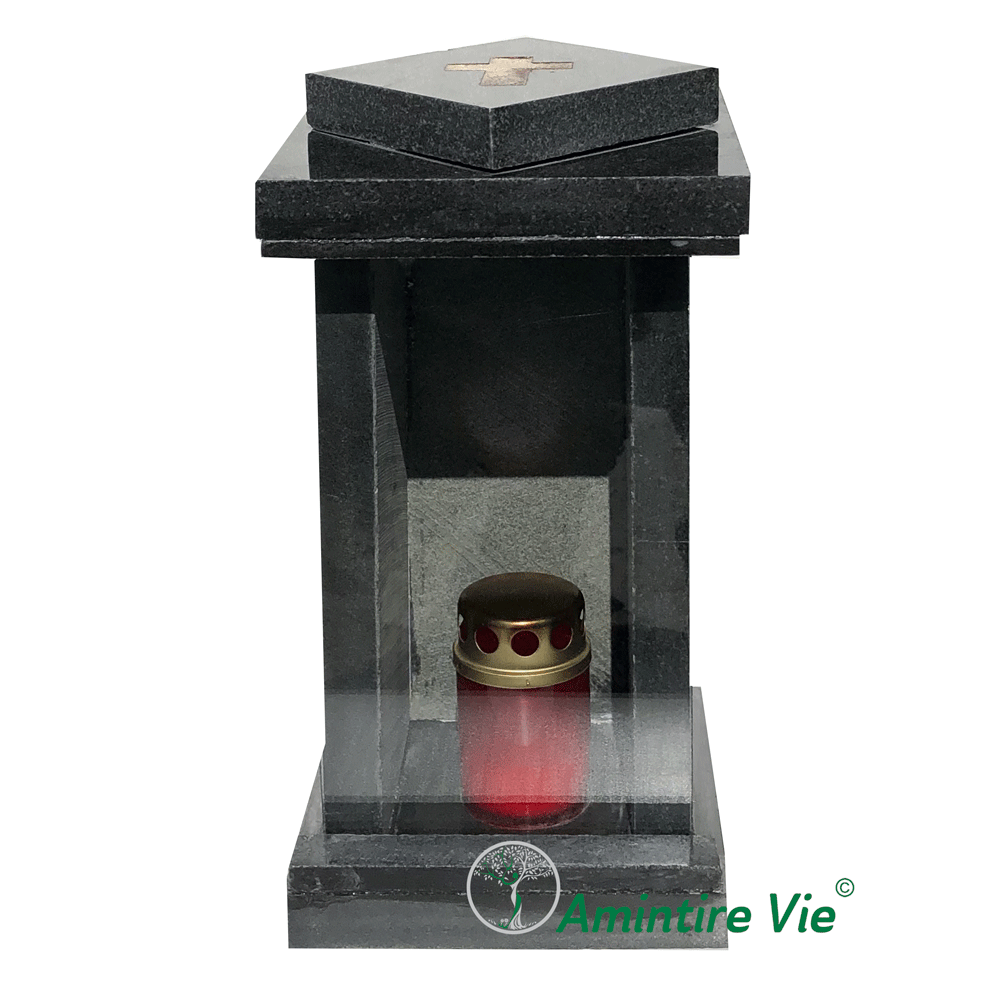 Felinar Cimitir Granit Nero | amintirevie