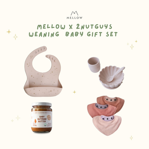 Mellow x 2NutGuys Baby Weaning Gift Set – Petal | Baby Gift Singapore