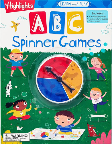 Highlights Learn-and-Play ABC Spinner Games | Mellow