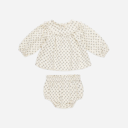 Quincy Mae Mia Top + Bloomer Set - French Flora | Mellow