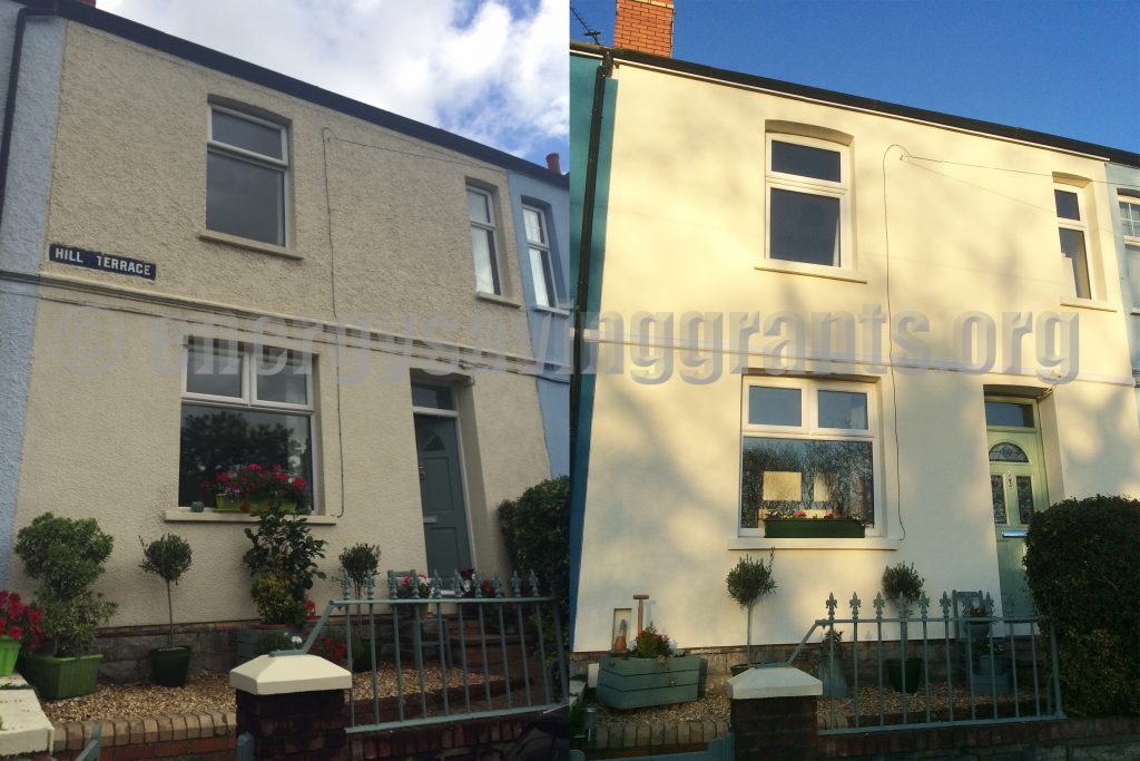 External Wall Insulation Gallery | Cardiff | Energy Saving Grants