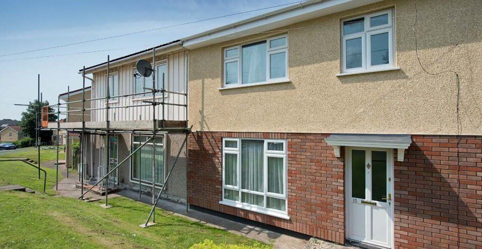External Wall Insulation Gallery | Cardiff | Energy Saving Grants