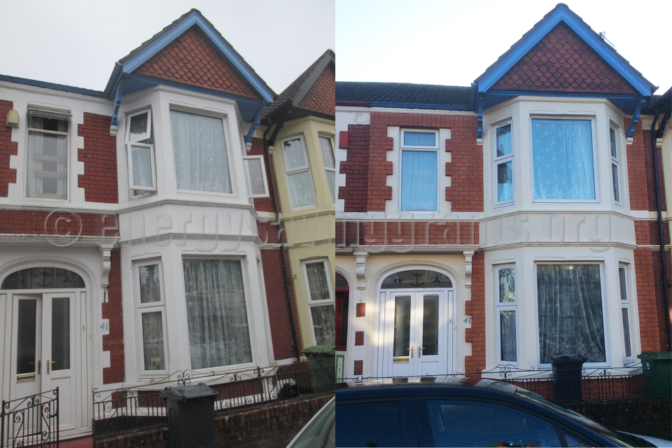 External Wall Insulation Gallery | Cardiff | Energy Saving Grants