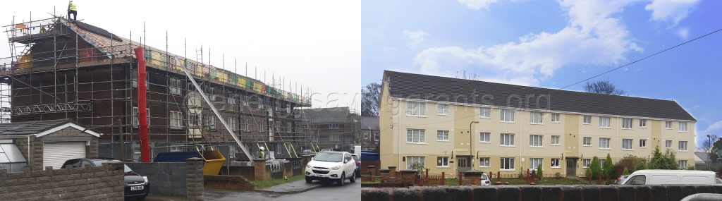 External Wall Insulation Gallery | Cardiff | Energy Saving Grants
