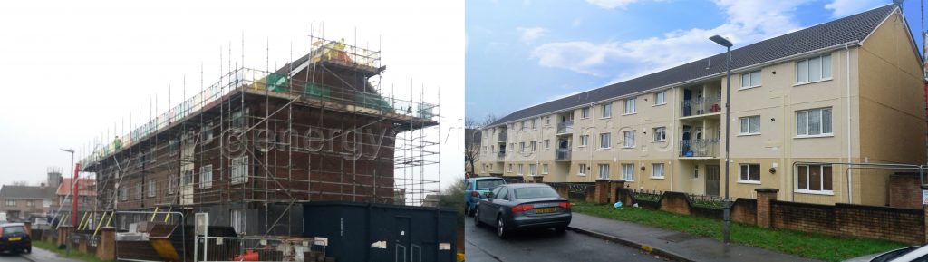 External Wall Insulation Gallery | Cardiff | Energy Saving Grants