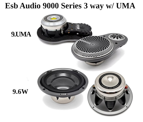 ESB Audio - 9000 Series - 6.5" 3 way speaker system w/ UMA | Daville Customs