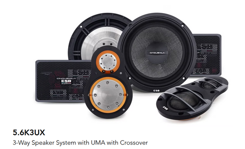 ESB Audio - 5000 Series - 5.6K3UX 3-Way Speaker System with UMA with Crossover | Daville Customs