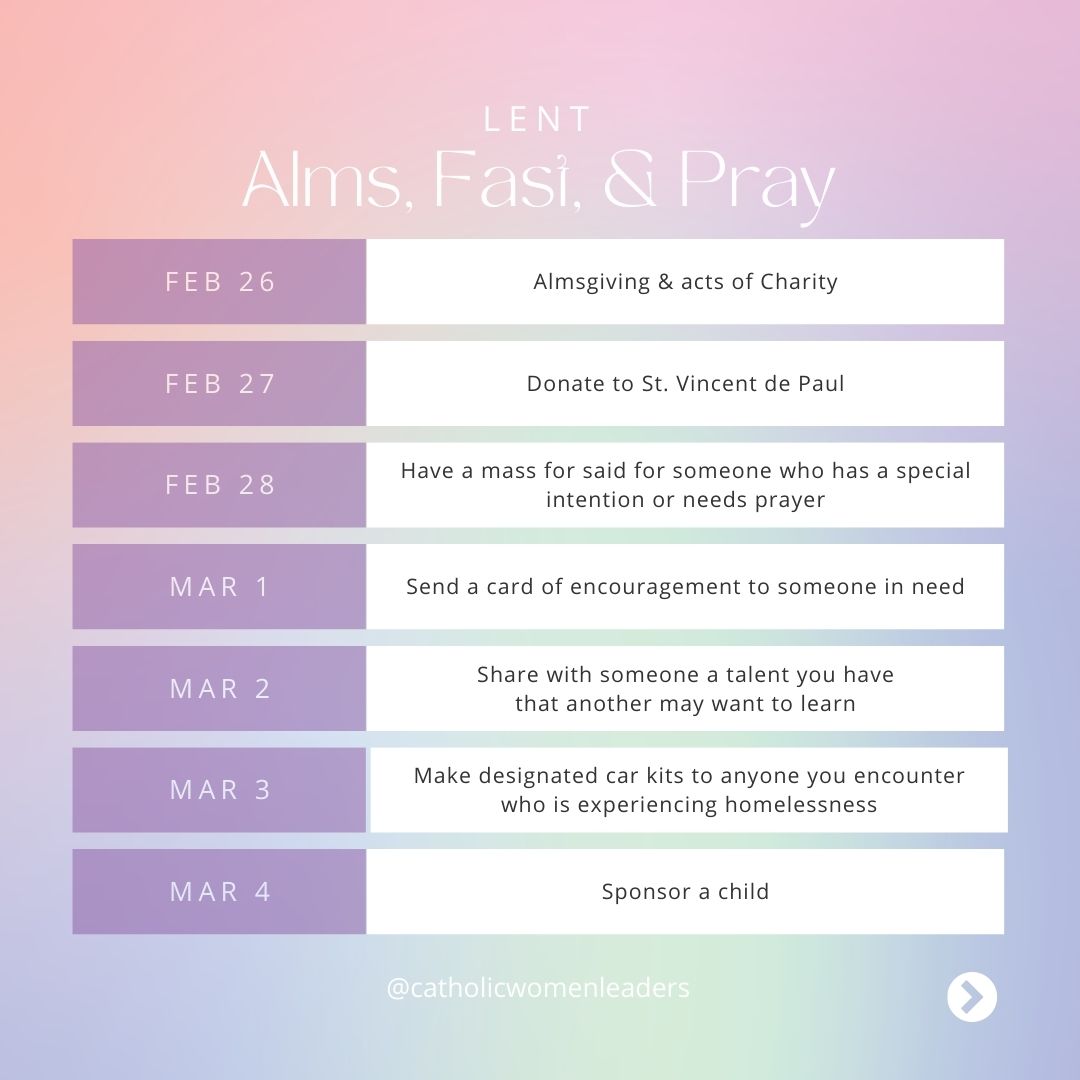 CWLF 2023 Lent Calendar