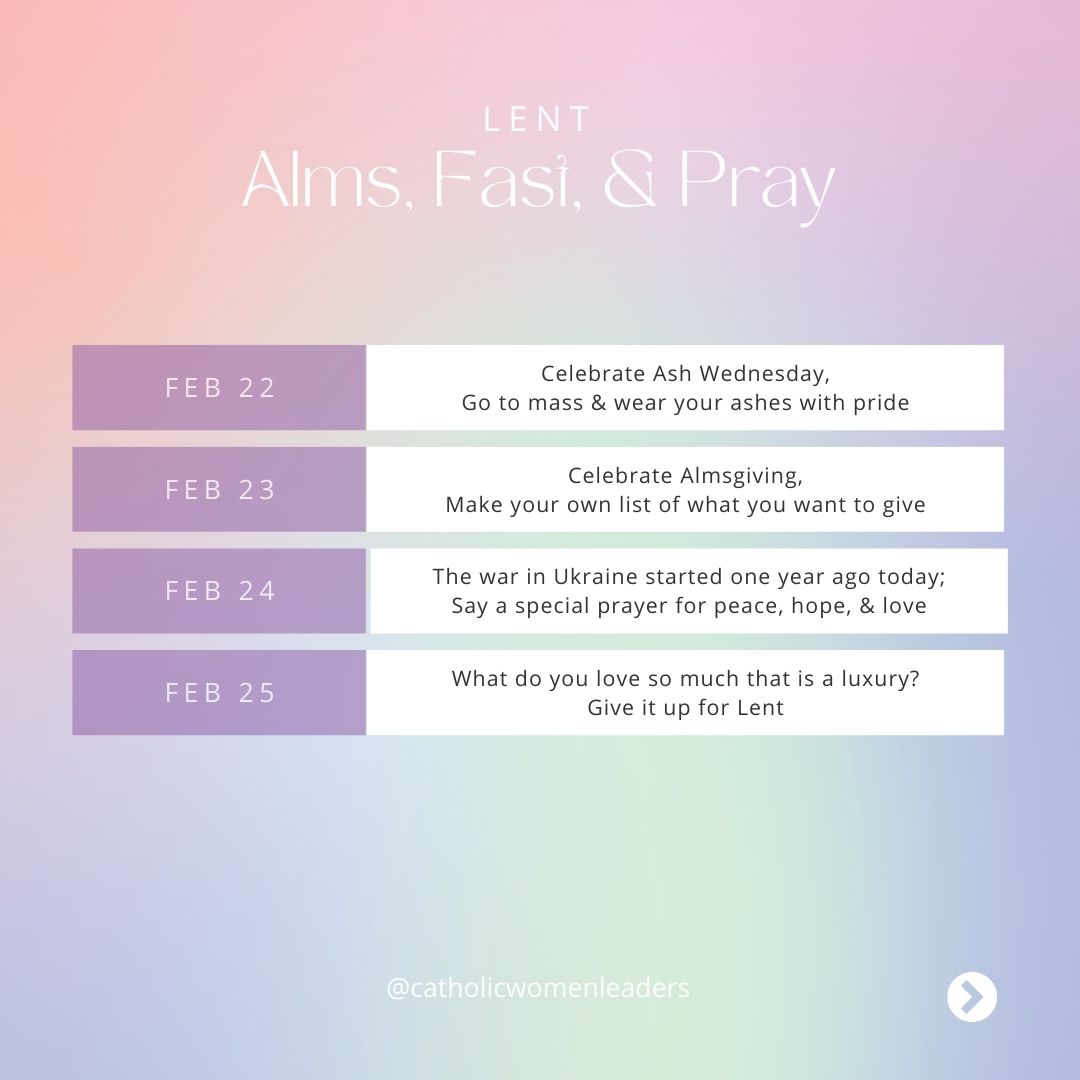 CWLF 2023 Lent Calendar
