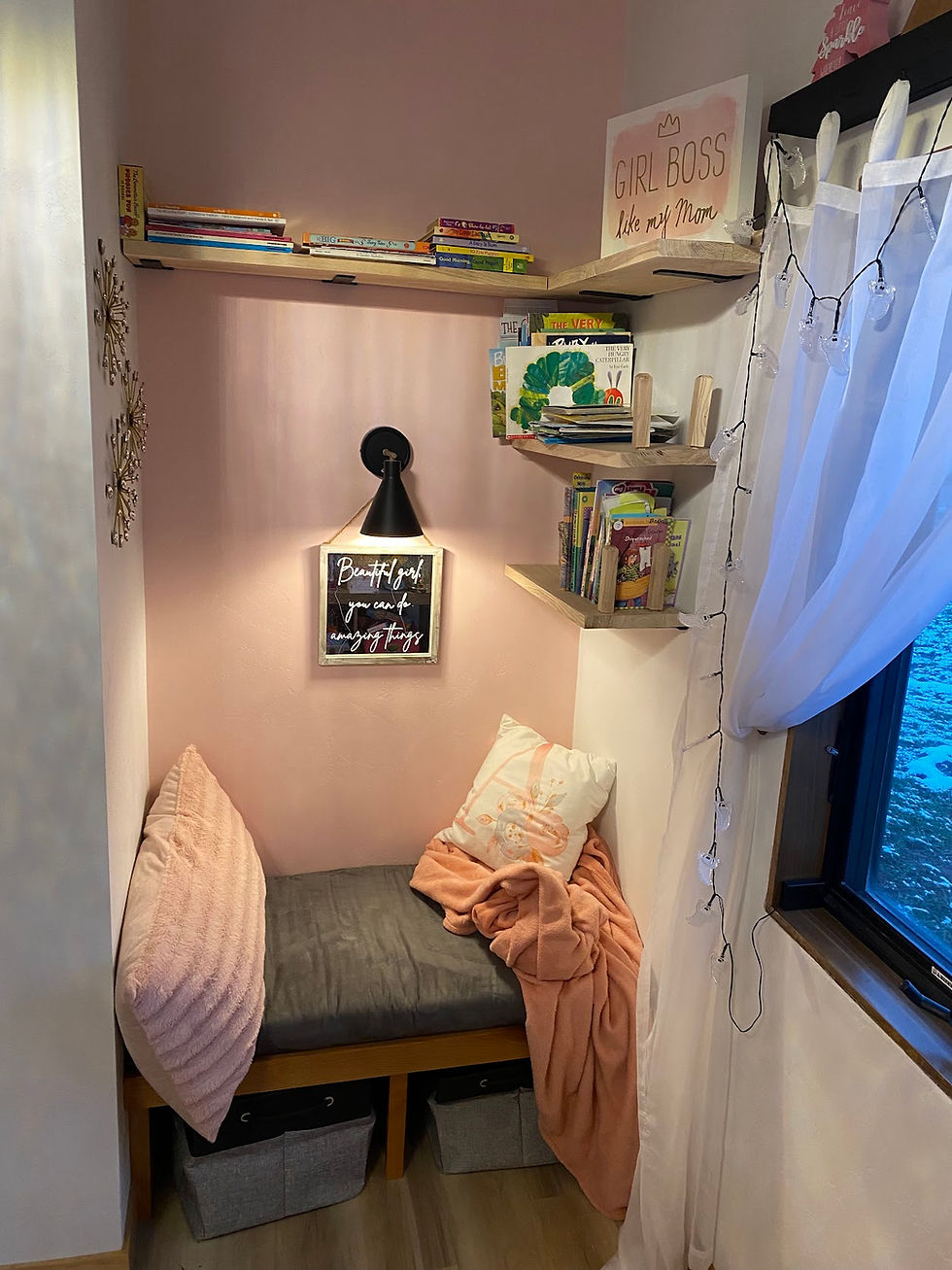 Reading Nook Kids Bedroom