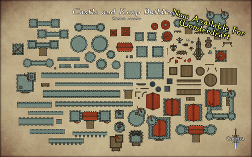 Wonderdraft Castle & Keep Buildings | Caeora