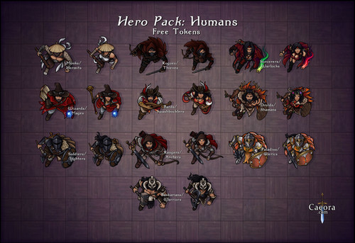 Hero Packs - Humans | Caeora