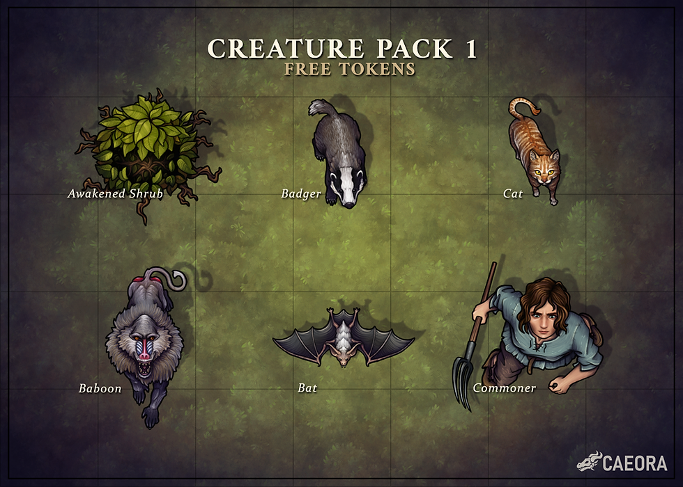 Creature Pack 1 | Caeora