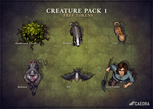 Creature Pack 1 | Caeora