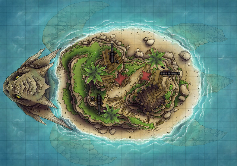 Dragon Turtle Island | Caeora