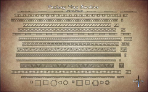 Fantasy Map Borders | Caeora