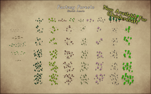 Wonderdraft Forest Pack | Caeora