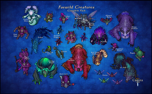 Faewild Creatures - Complete | Caeora