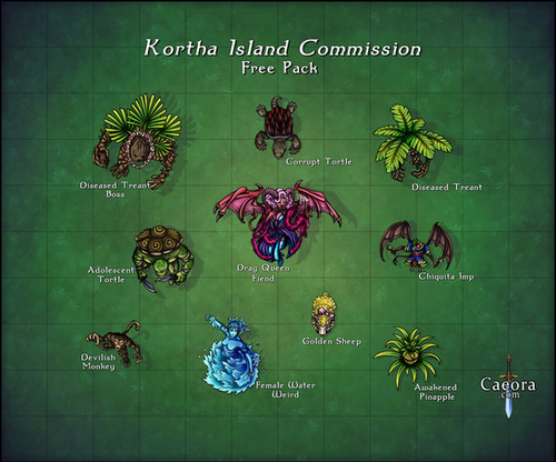 Kortha Island Commission | Caeora