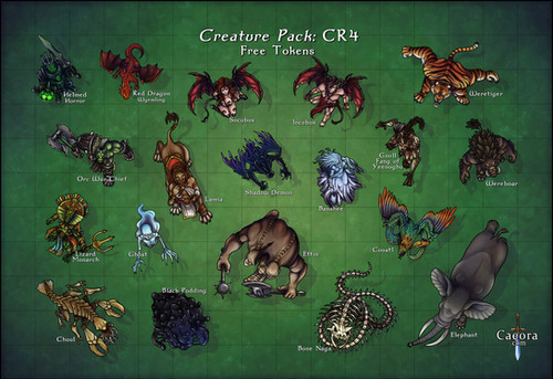 Monster Manual CR 4 - Free | Caeora