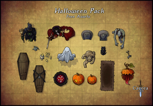 Halloween Assets - Free | Caeora
