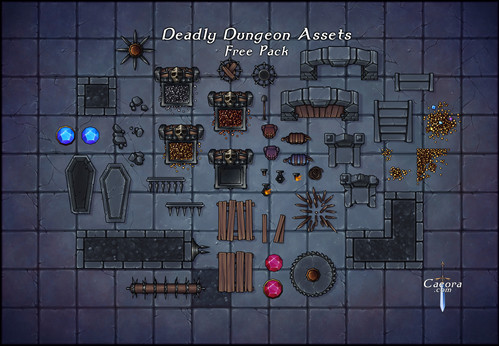 Deadly Dungeon Assets - Free | Caeora