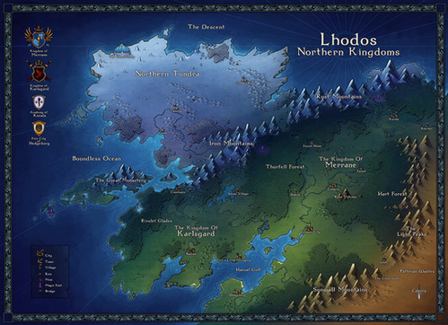 Lhodos Northern Kingdoms - Colour | Caeora