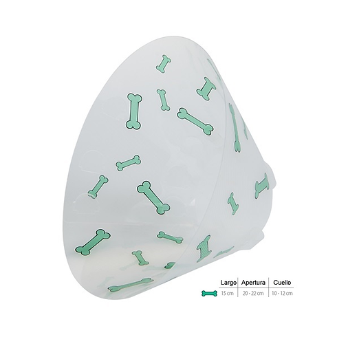 Kruuse Buster Collar Isabelino Huesitos Verde 15 cm. | CATASTROPHE