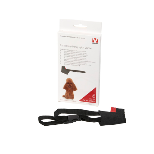 Kruuse Buster Easy-Id Bozal - XS Rojo | CATASTROPHE