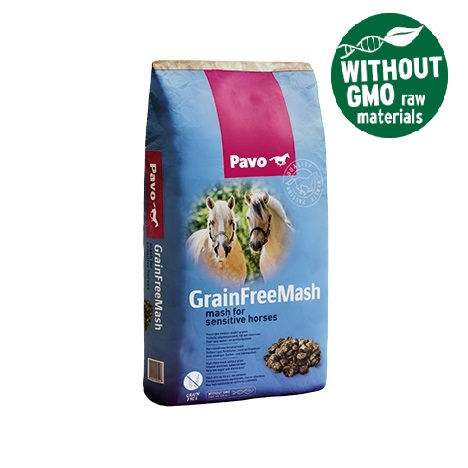 Pavo GrainFreeMash - High-fibre mash without grains - 15kg | Hopie Horse
