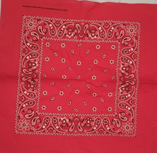 Red Printer Bandana | American Eagle Tradi
