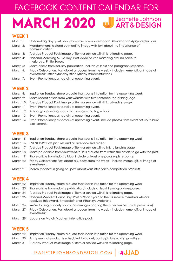 The Importance Of Creating A Content Calendar