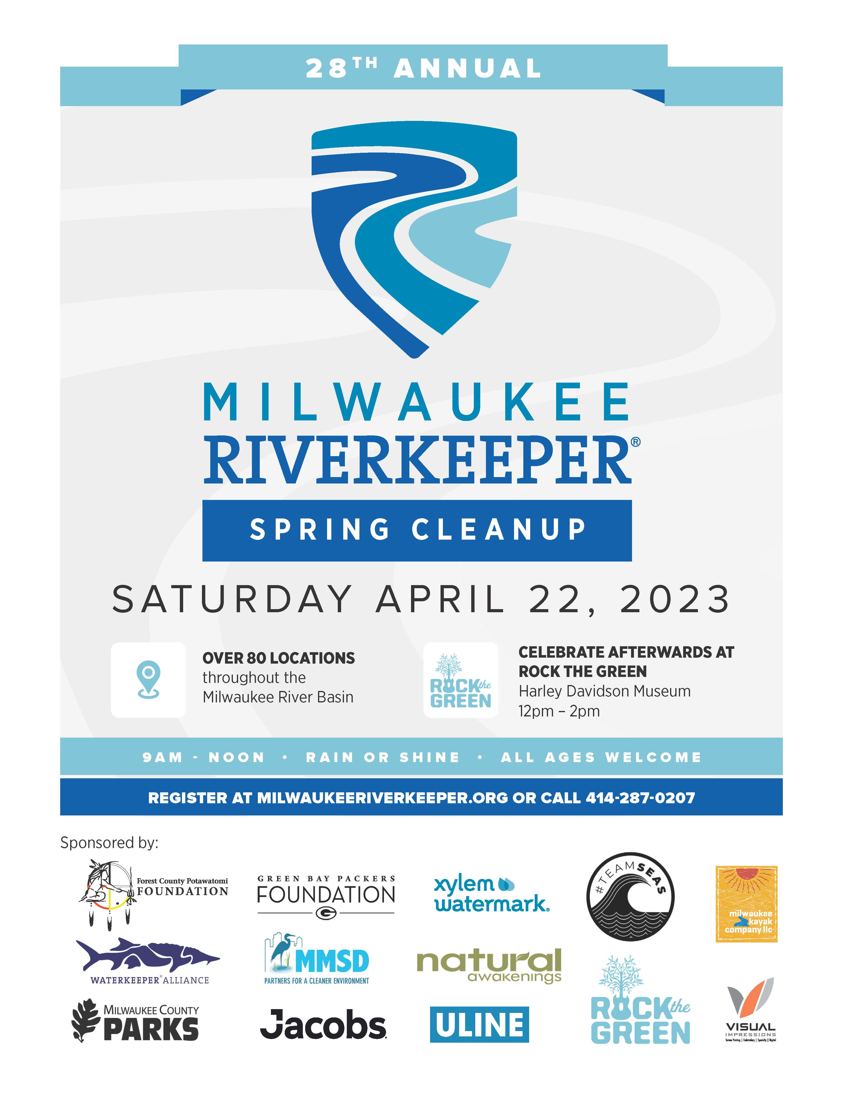 Fellenz Woods Earth Day Milwaukee River Clean-up | Restoring Lands