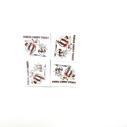 Asterix & Obelix St. Pauli Sticker – 50 Stück (5×5 cm) | 2