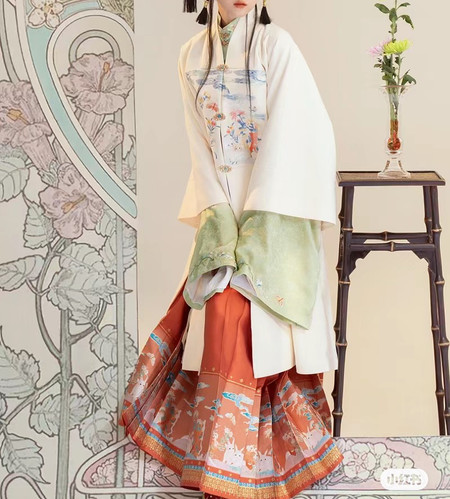 丹秋怀月 Dan Qiu Huai Yue | Mamian Skirt | Siruplum Studio