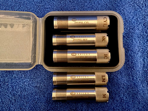 SET OF 5 BRILEY STAINLESS BROWNING INVECTOR+ PLUS CHOKES AND CASE | website