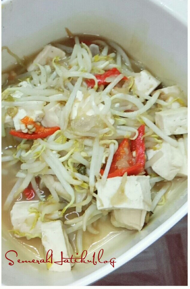 Resepi Taugeh Masak Tauhu