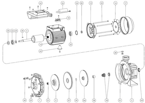 Spares: Foras:KB160/1 230-50, Pentax:CB160/1 | FORAS PUMP