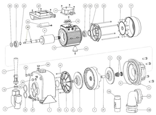 Spares: Foras:PA200 230-50, Pentax:AP200 | FORAS PUMP
