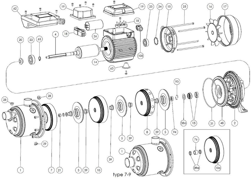Spare Parts | FORAS, PENTAX, MARLY pumps 11/18