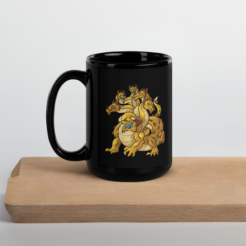 Hydra Black Mug | Triceratops Games