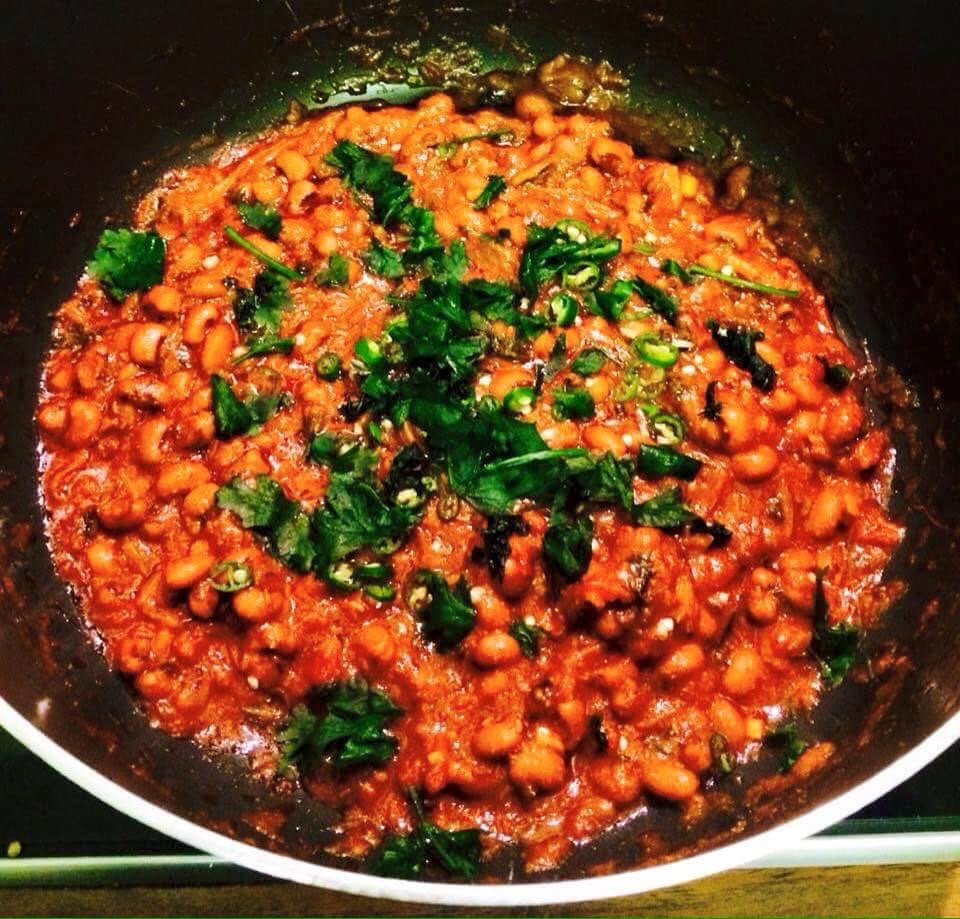 Lobia Curry (Black Eye Beans Curry)