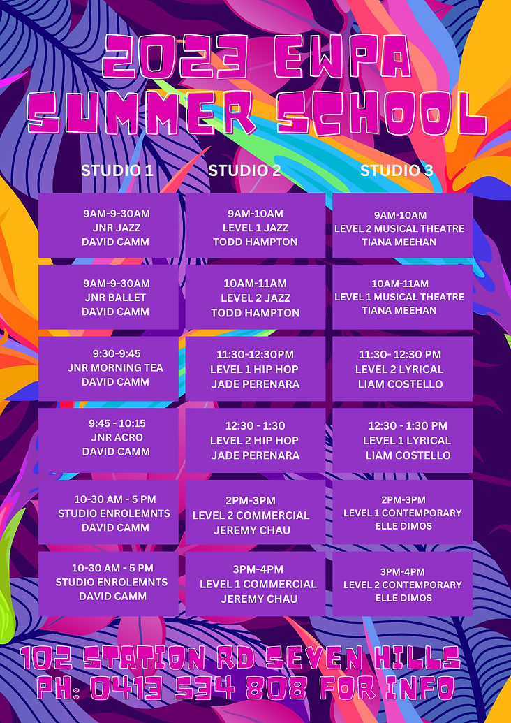 SUMMER SCHOOL | Entertainment Works