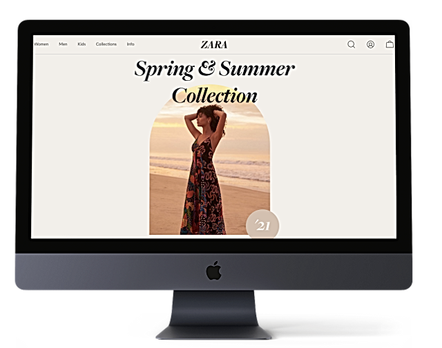 zara website case study