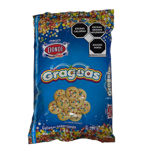 GALLETAS GRAGEAS DONDE 200gr | DAC Playa del Carmen