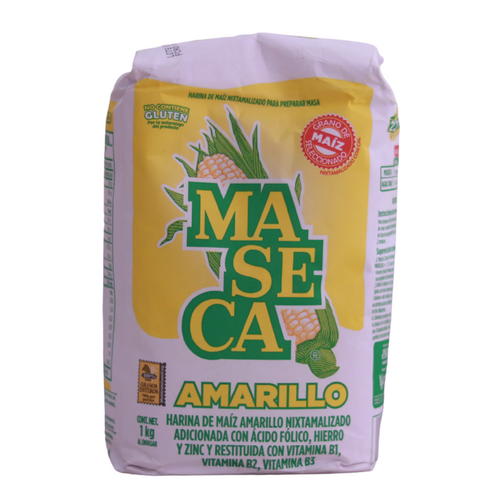 Harina de maiz amarillo Maseca 1kg | DAC Playa del Carmen