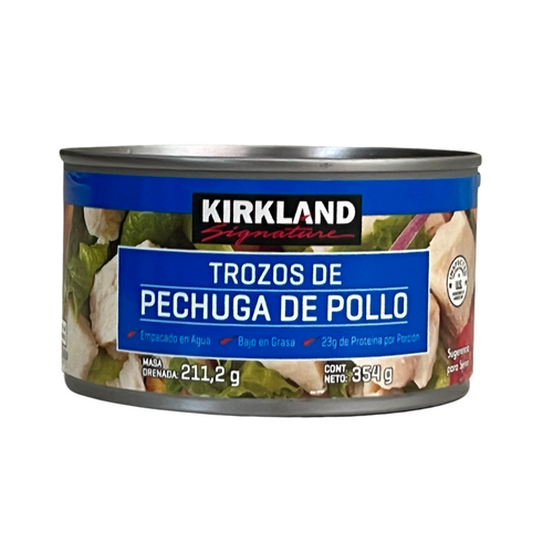TROZOS DE PECHUGA DE POLLO KIRKLAND 354gr | DAC Cancún