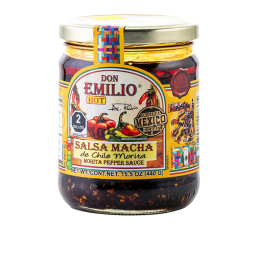 Salsa macha de chile morita Don Emilio 440gr | DAC Playa del Carmen