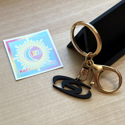 Ateez Logo Charm Keychain | Haedal Designs