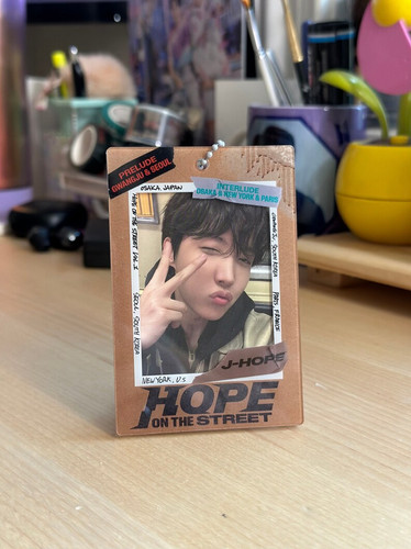 WHOLESALE - J-Hope - Hope on the Street Acrylic Photocard Holder ...